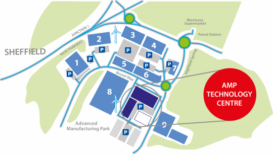 Location - AMP Technology Centre